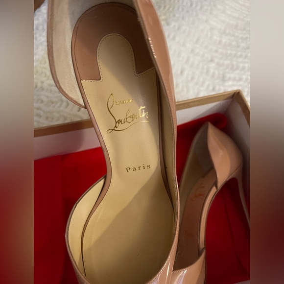 Christian Louboutin | Shoes | Louboutin Iriza Half Dorsay Patent ...